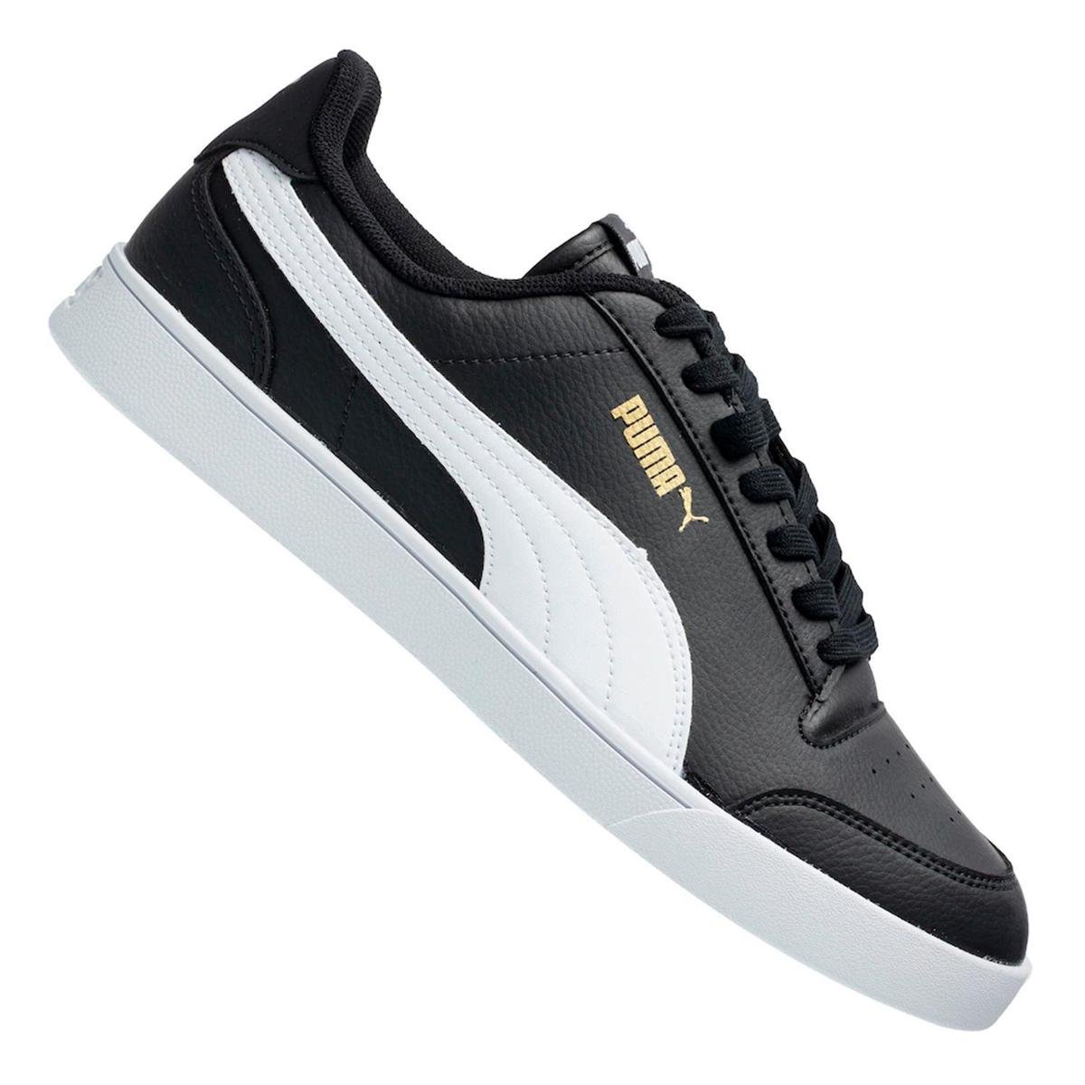 Tênis Puma Shuffle BDP Masculino - Preto e Branco - Preto | Netshoes