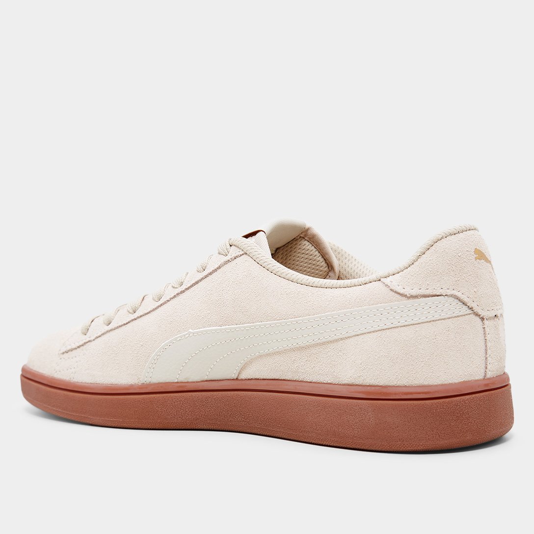 Tênis Puma Smash V2 Masculino - Bege | Netshoes