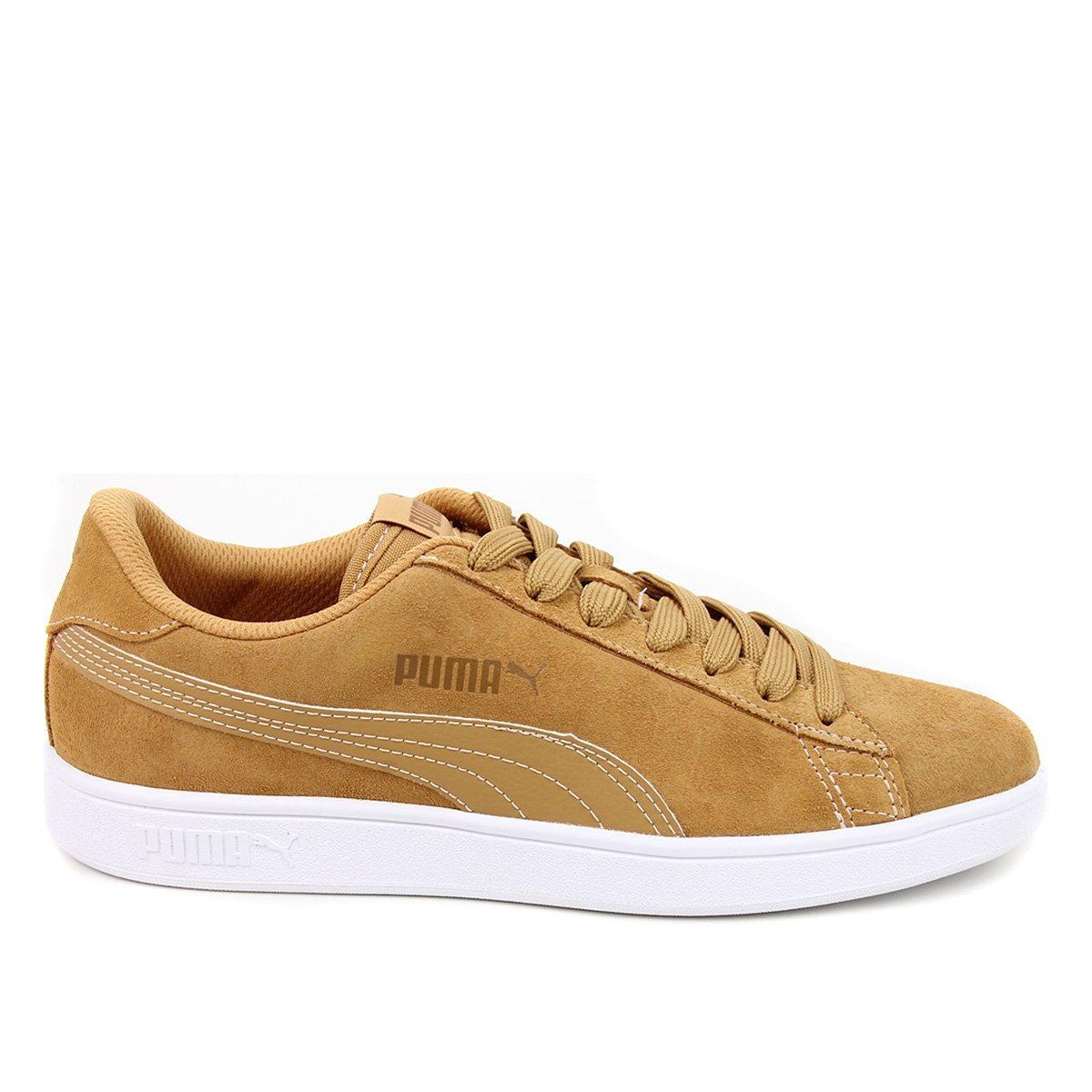 Tênis Puma Smash V2 Masculino - Marrom | Netshoes