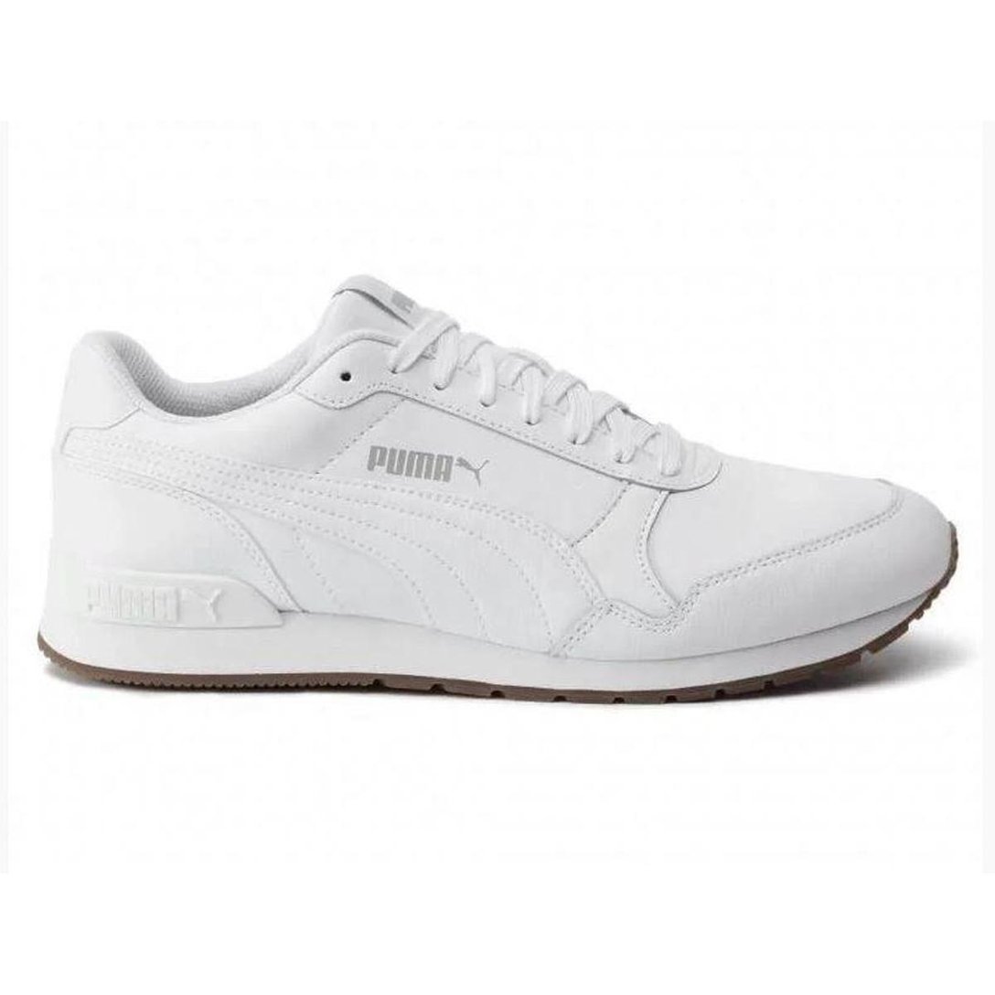 Tênis Puma St Runner Full L - Masculino - 44 - Branco - Branco | Netshoes