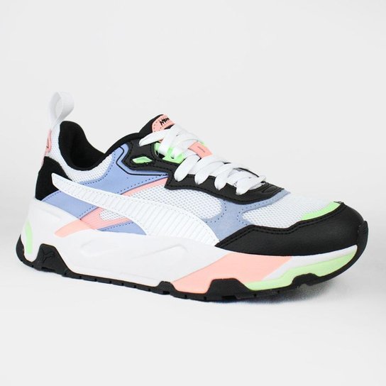 Tênis Puma Trinity Black White Blue - Preto | Netshoes