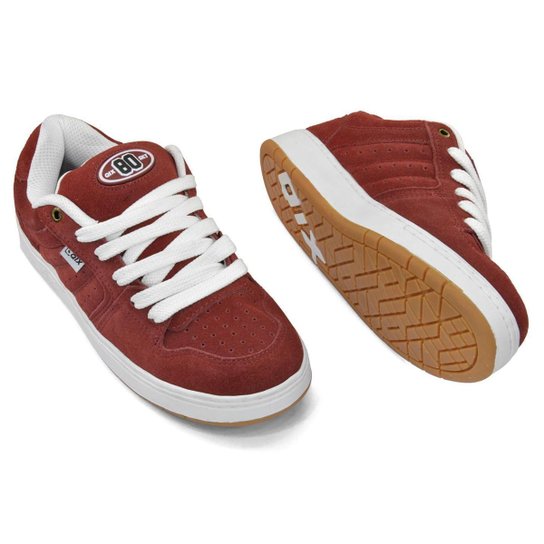 Tênis QIX 80's OG - Vinho+Branco | Netshoes
