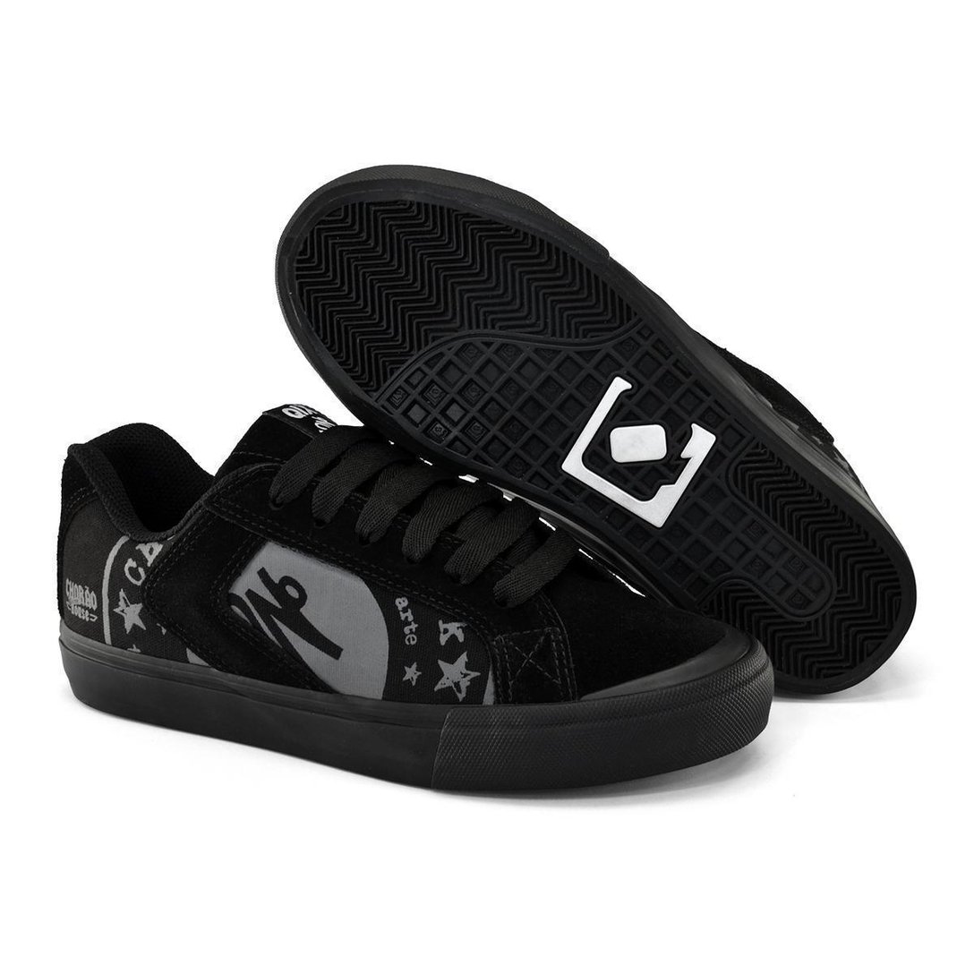Tênis Qix Chorão Park 2 Estrela QXVU0052 Raridade Skate Vulc - Preto ...