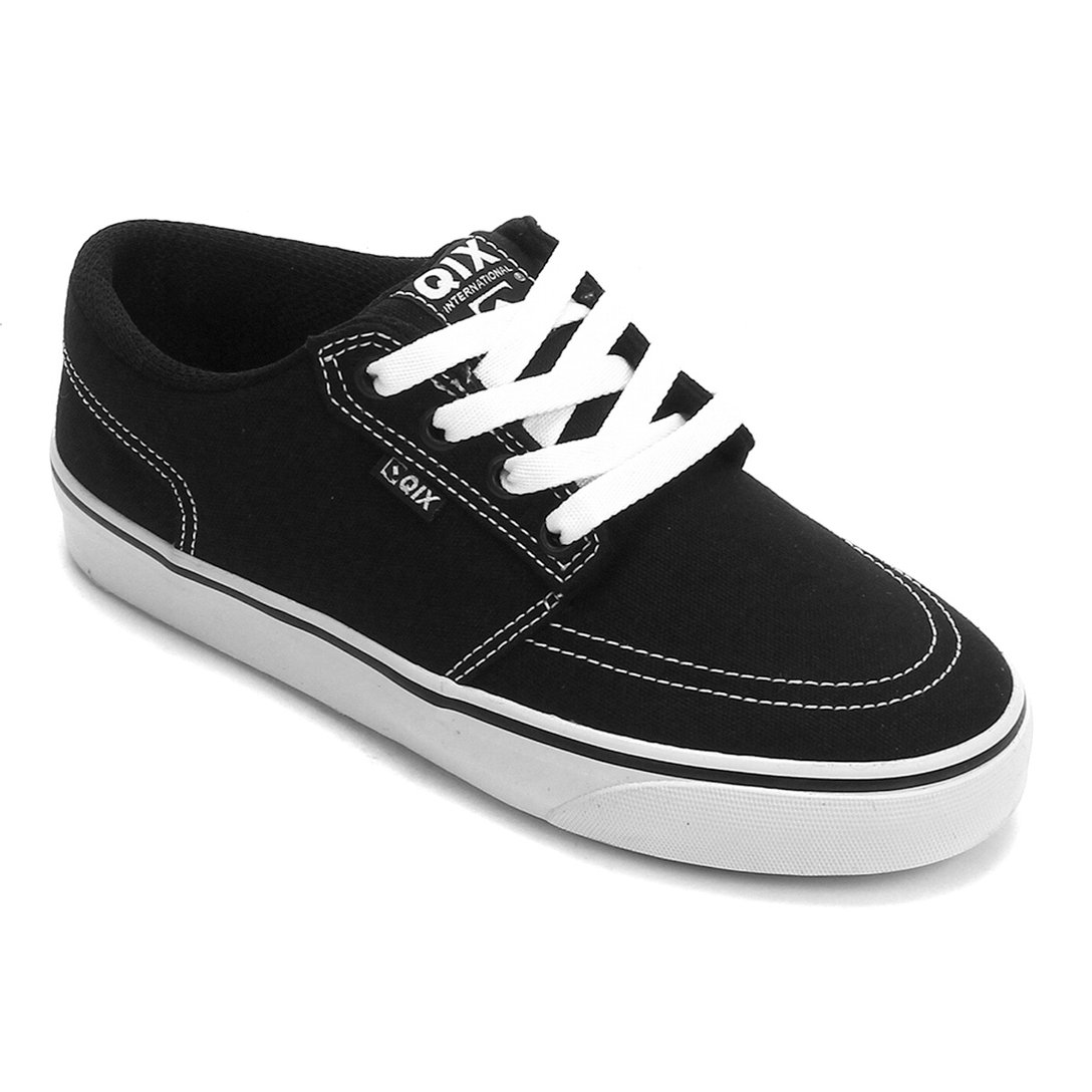 Tênis Qix Next Vulcan - Preto+Branco | Netshoes