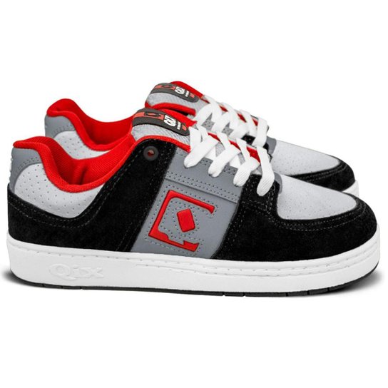 Tênis Qix Skate Retrô 90s MG Vermelho Branco - Preto | Netshoes