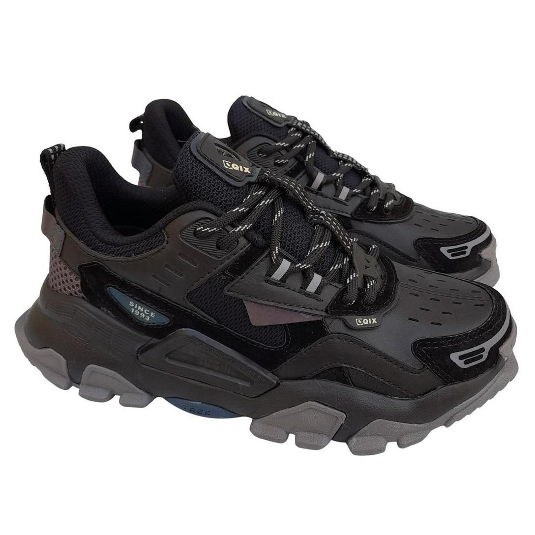 Tenis Qix Trek Refletivo Sneaker Esportivo Run Qx5202 - Preto | Netshoes