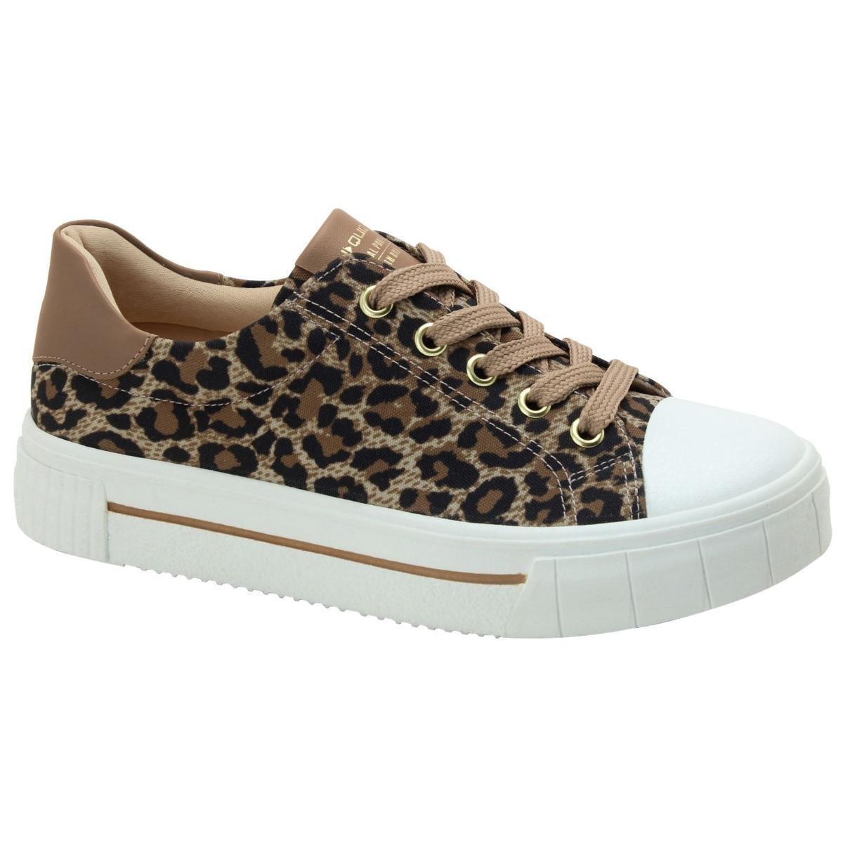 Tenis Quiz 63-1916-23 Star Onça Feminino - Caramelo | Netshoes