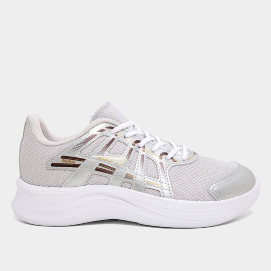 Tênis Rainha Comet - Prata+Vinho | Netshoes