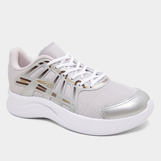 Tênis Rainha Comet - Prata+Vinho | Netshoes
