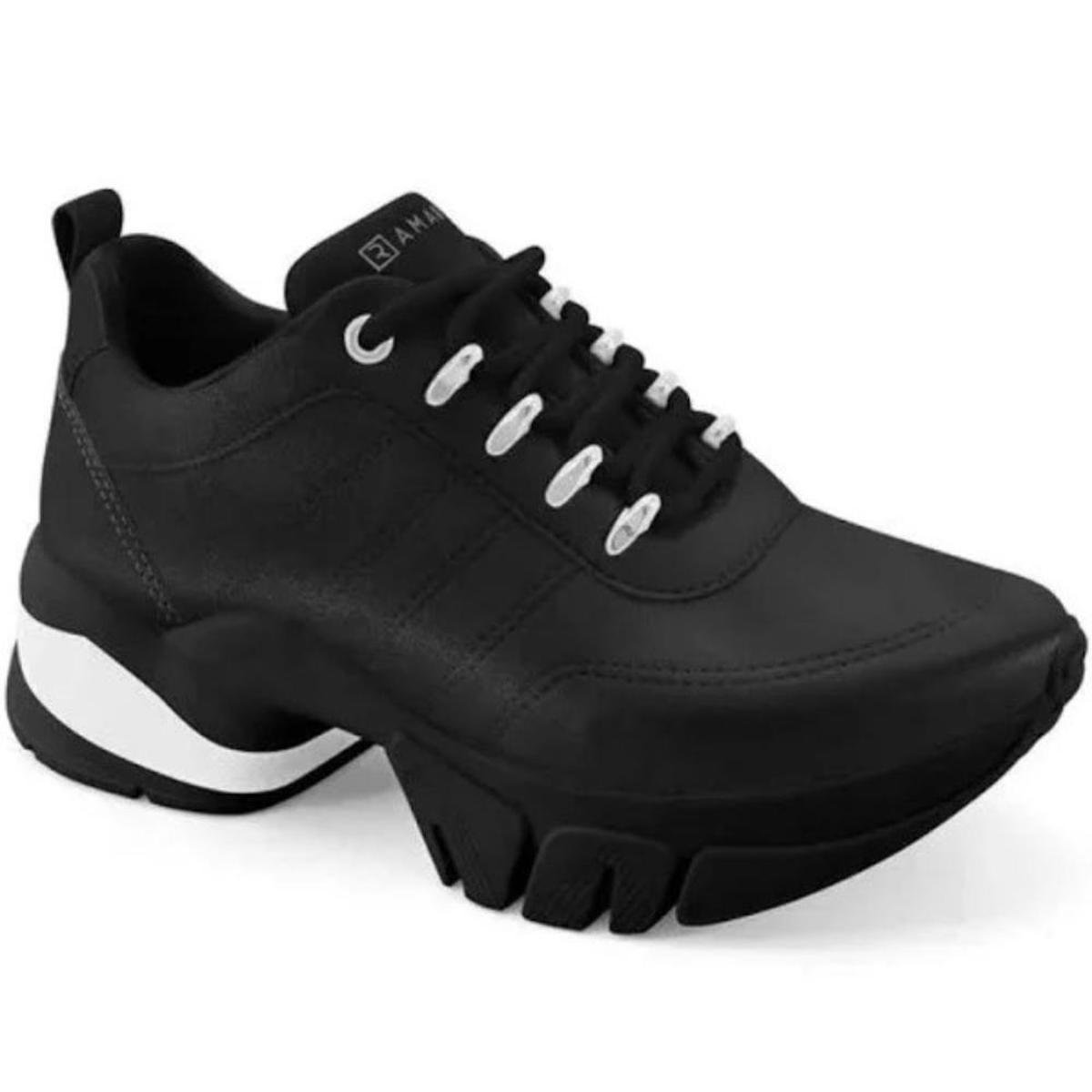 TENIS RAMARIM BRANCO ILHOS ROSE 2480103-0001 - Preto | Netshoes