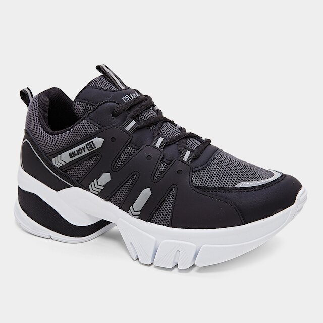 Tênis Ramarim Chuncky Feminino - Preto | Netshoes