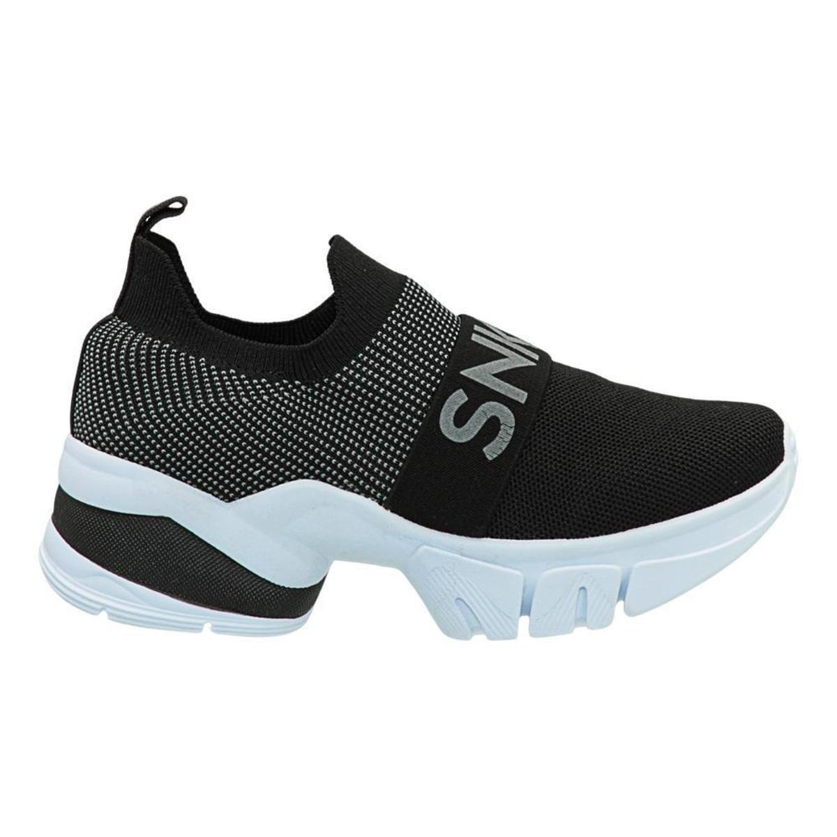 Tênis Ramarim Chunky Casual Feminino 2380231-01 - Preto | Netshoes