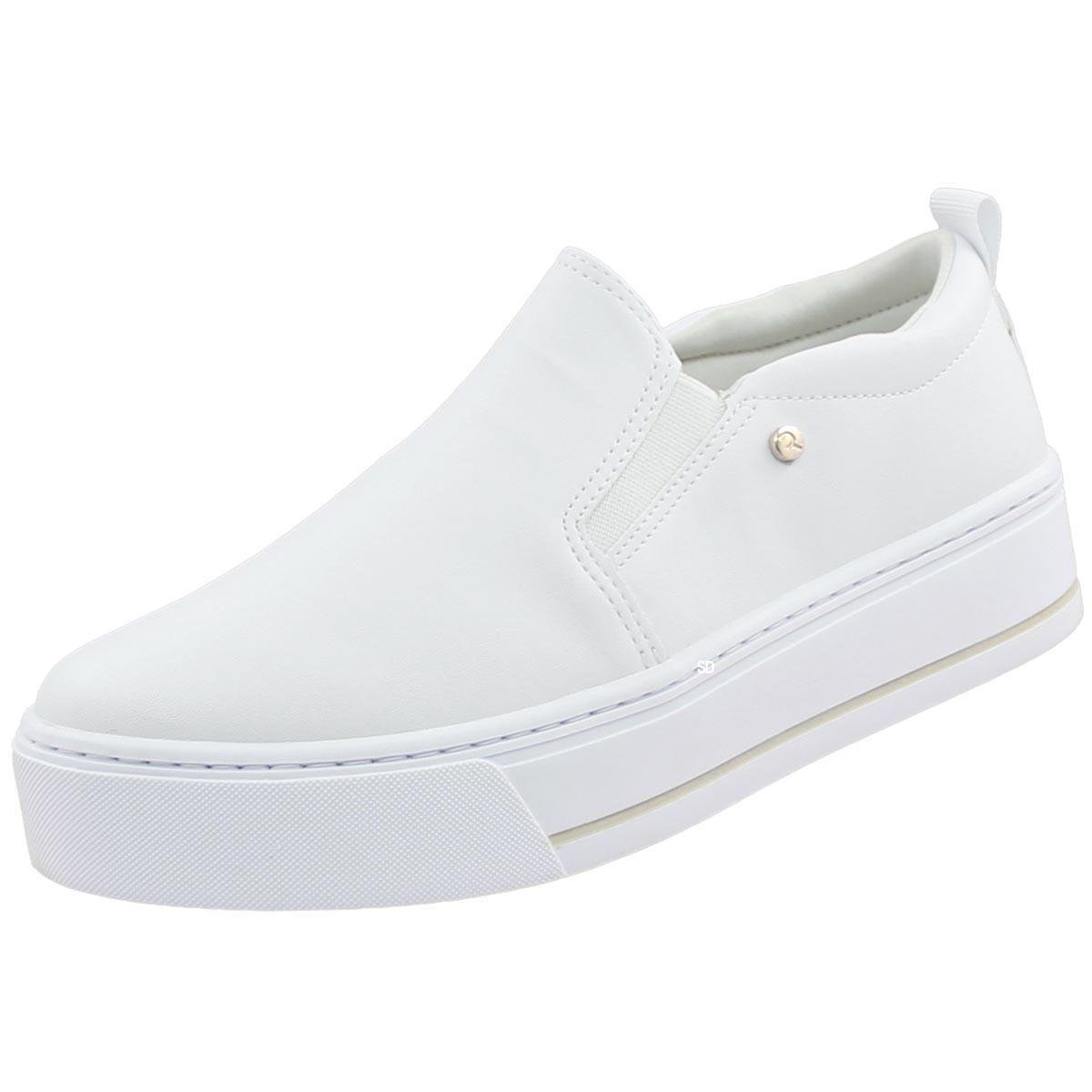Tênis Ramarim Slip On Flatform Plataforma Feminino - Branco | Netshoes