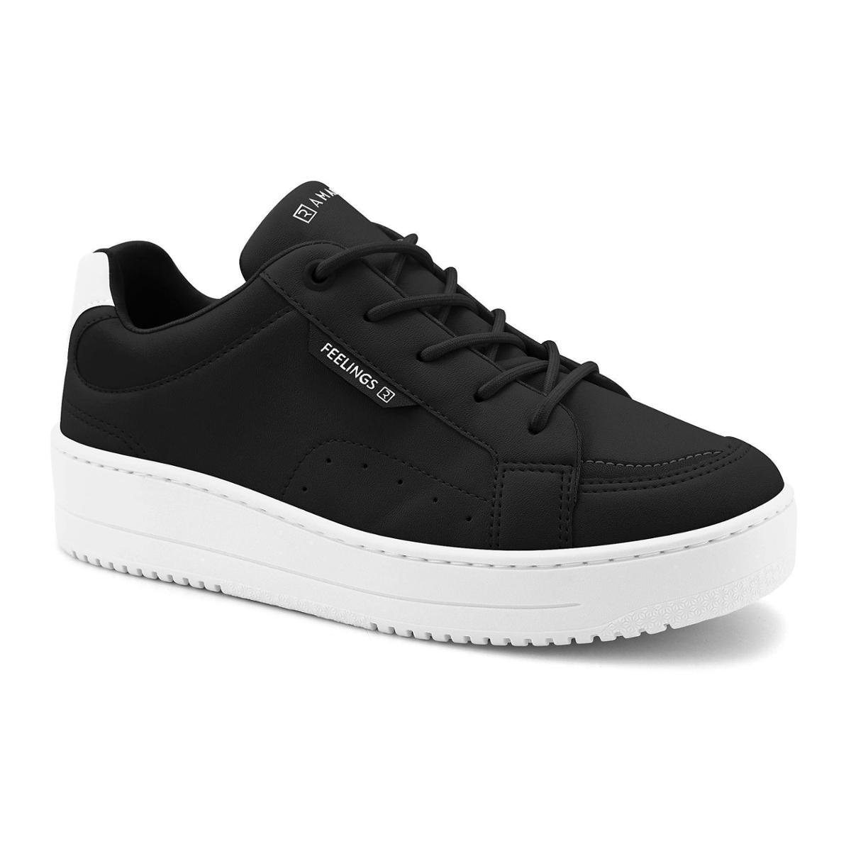 Tênis Ramarim Sneaker Plataforma 22-91205 Feminino - Preto | Netshoes