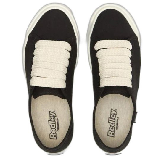Tênis Redley New Wave Unissex Preto/Branco 39 - Preto | Netshoes