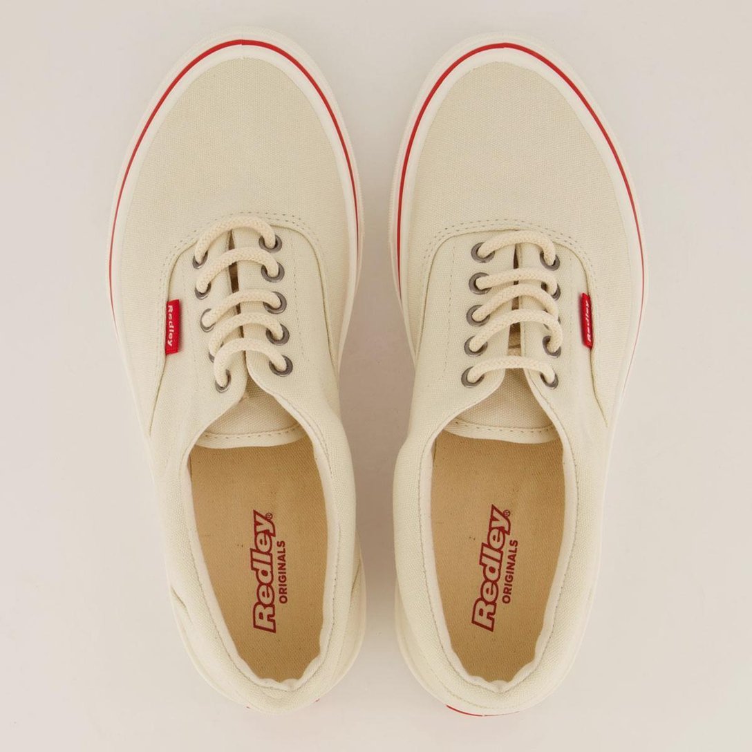 Tênis Redley Originals Confort Off White - Branco | Netshoes