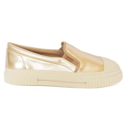 TÊNIS SLIP ON DOURADO C 30590 0006 0003 ANACAPRI - Dourado | Netshoes