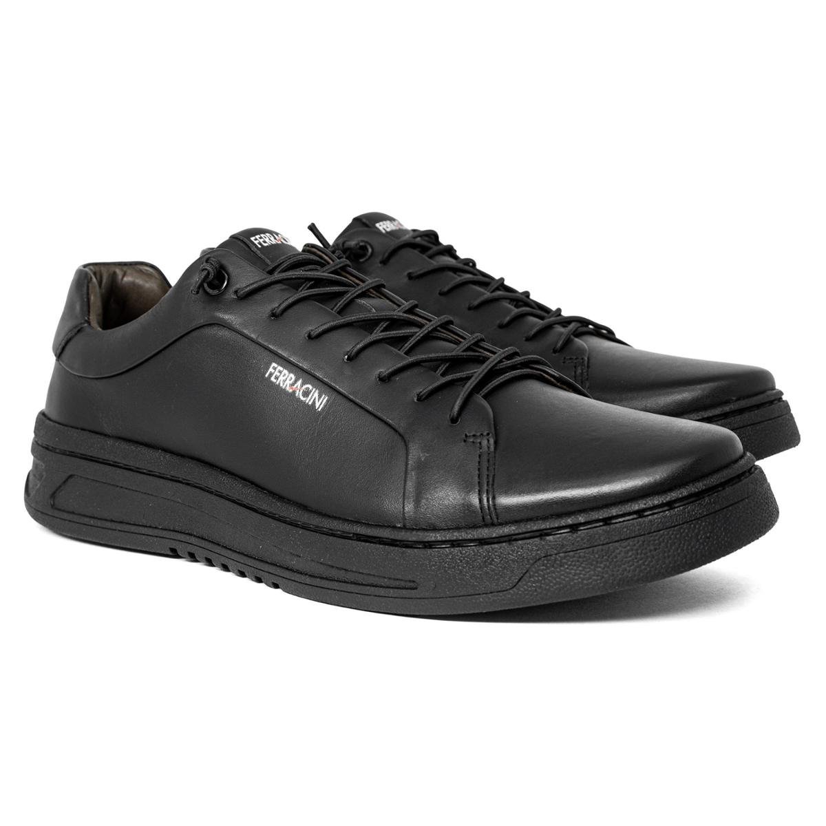 Tênis Sneaker Ferracini 24h Quest Casual Couro Confortável com Cadarço ...