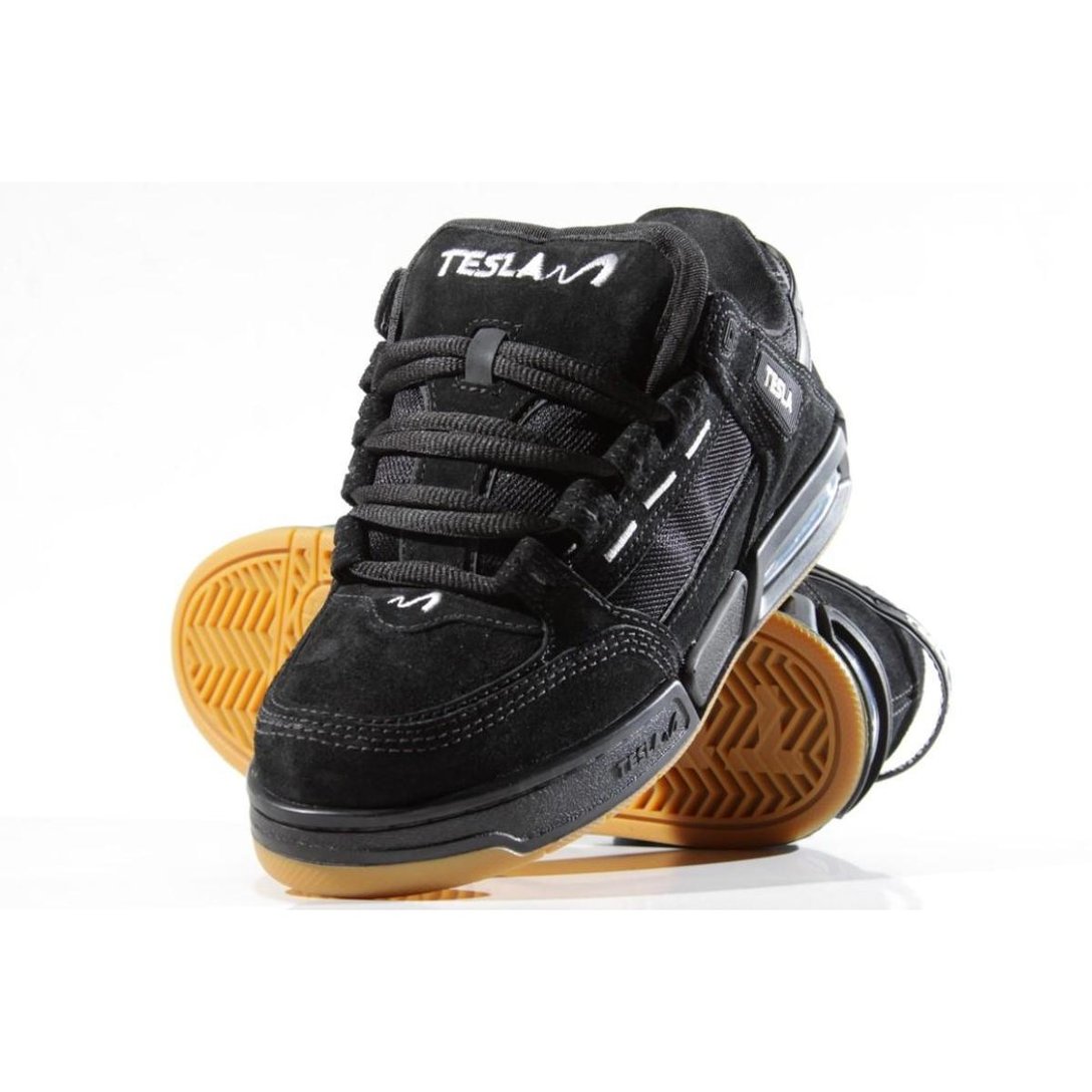 Tênis Tesla - Coil Delux Black Gum - Preto | Netshoes
