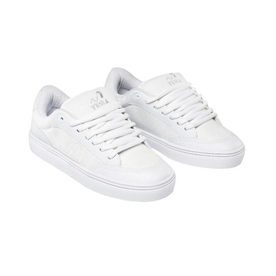 Tênis Tesla Flow All White- Tesla - Branco | Netshoes