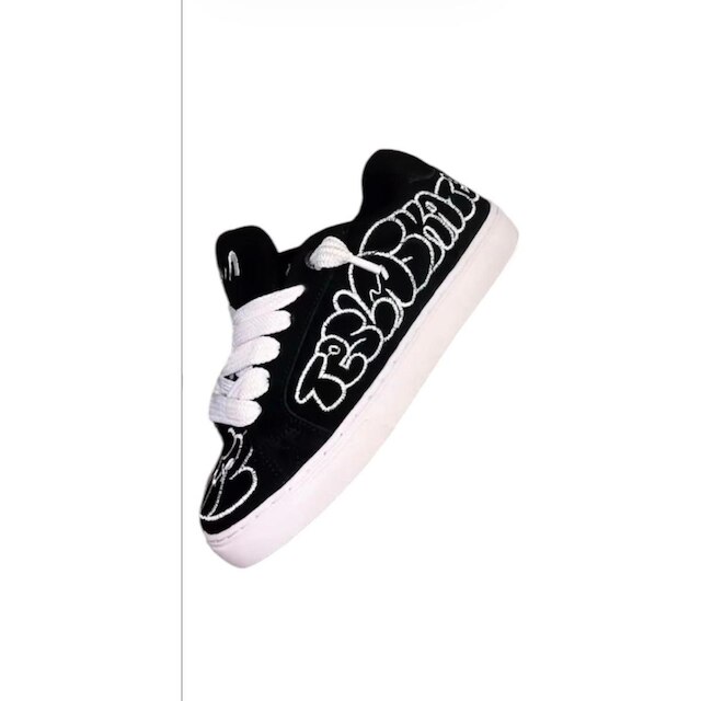 Tênis Tesla Hertz Black White Art Sapão Lancamento - Preto+Branco ...