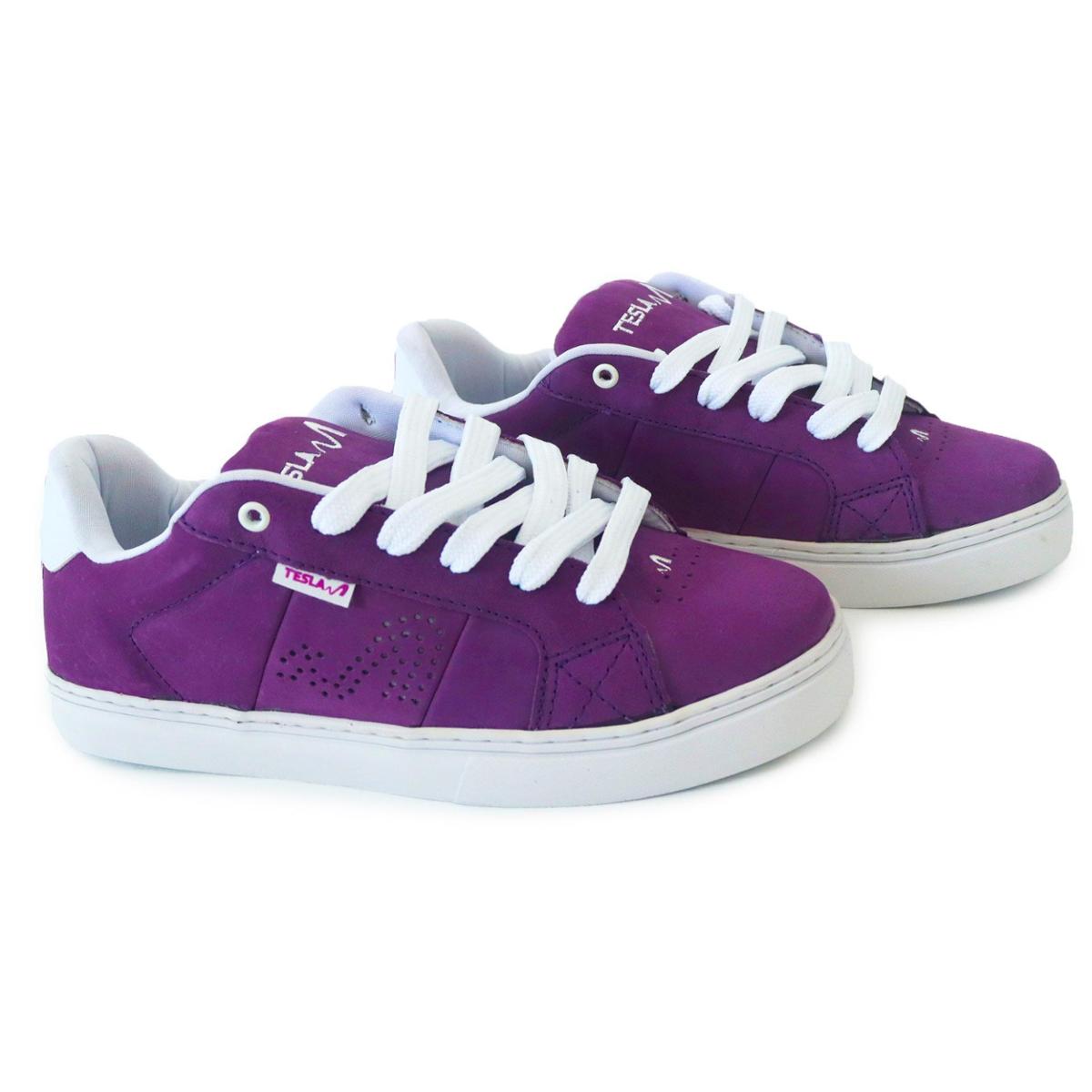 Tenis Tesla Roxo em promoção na Netshoes!