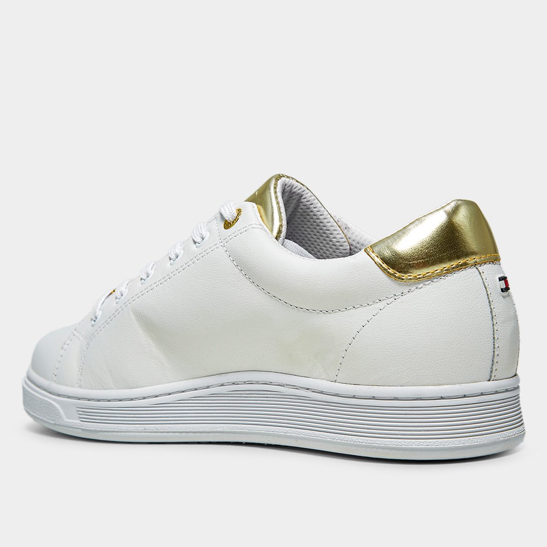 Tênis Tommy Hilfiger Lulu 9Y Feminino - Branco | Netshoes