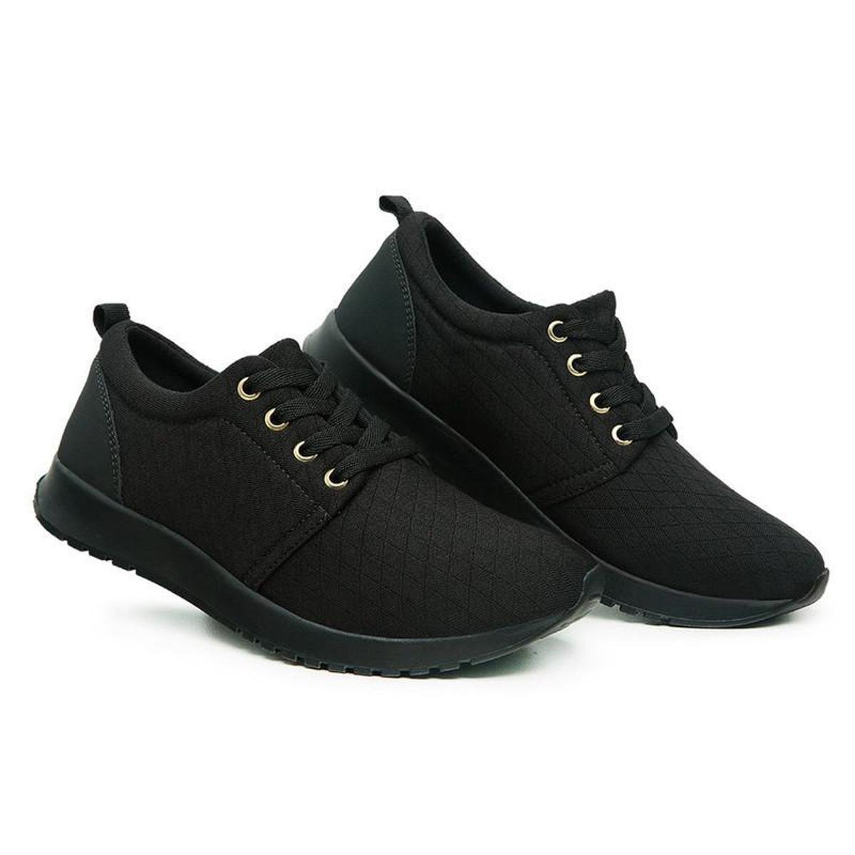 Tênis Treino Academia Feminino Conforto 091 - Preto | Netshoes