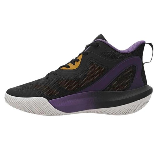 Tênis Under Armour Bankshot Basquete Preto e Roxo - Masculino 48 ...