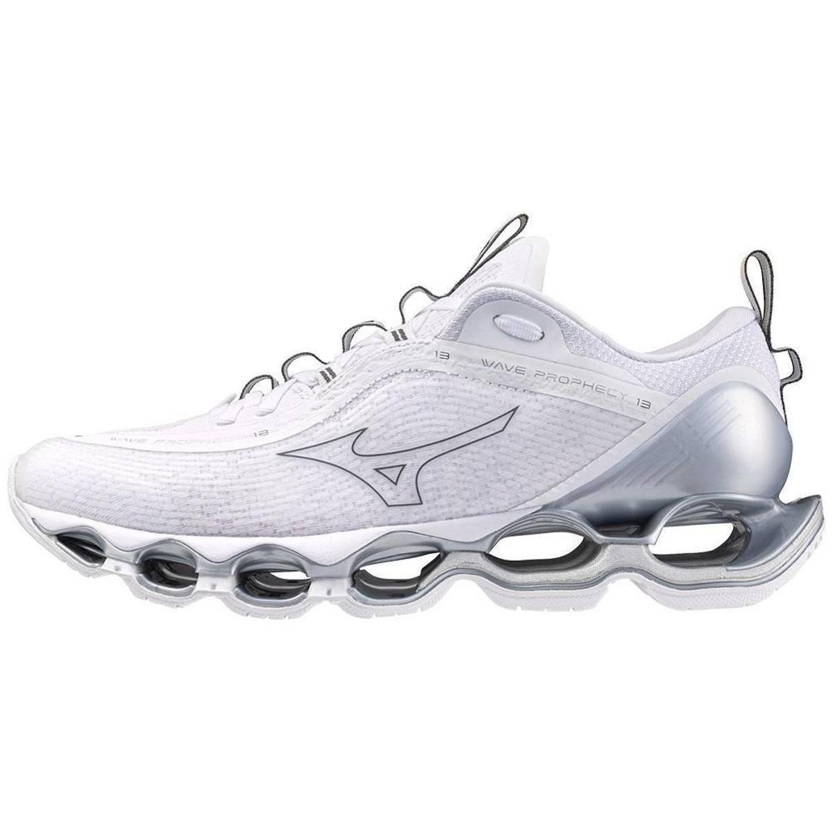 Tênis Unissex Mizuno Wave Prophecy 13 - Branco | Netshoes