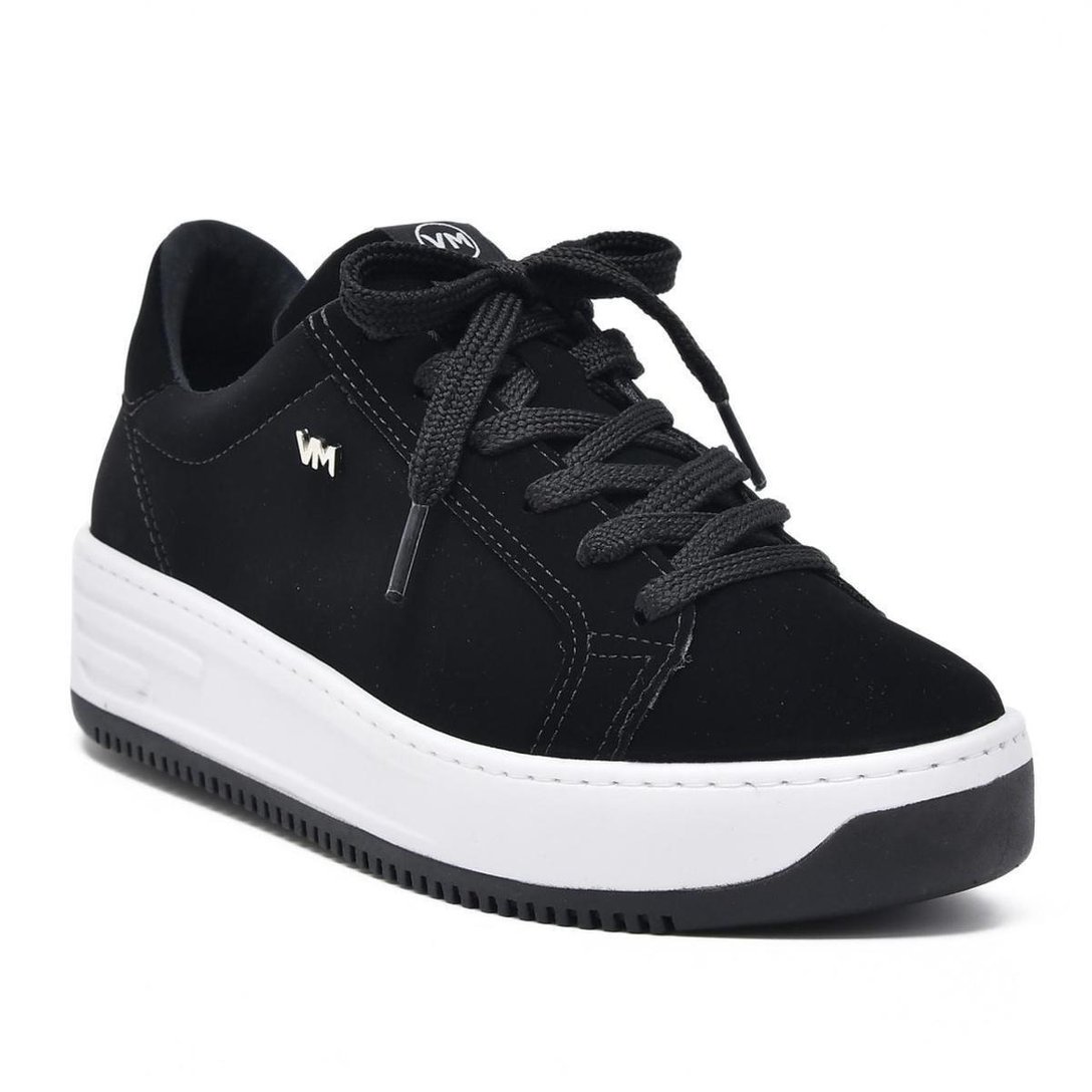 Tênis Via Marte Casual Feminino 065-001-01 - Preto | Netshoes