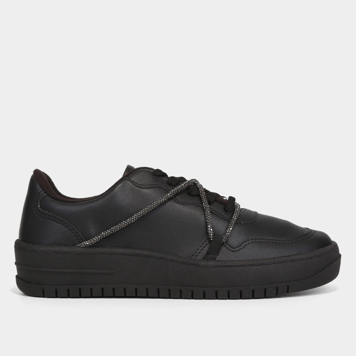 Tênis Vizzano Detalhe Hotfix Feminino - Preto | Netshoes