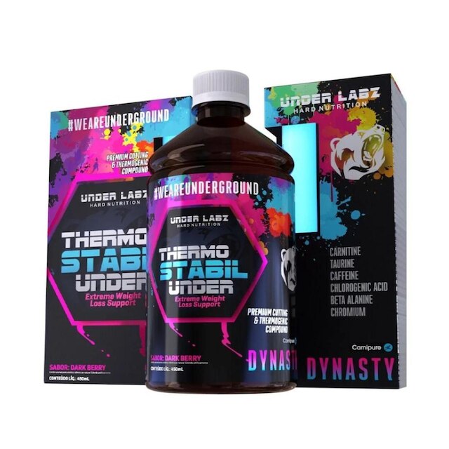 Termogênico Thermostabil Under 450ml Sabor Dark Berry Under Labz ...