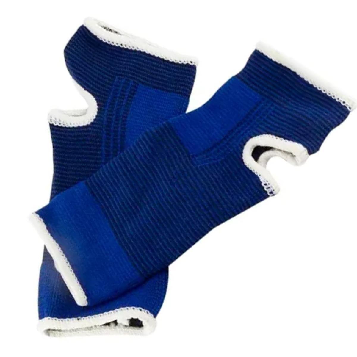 Tornozeleira Elástica Anatômica Para Compressão Par Ortopédica ...