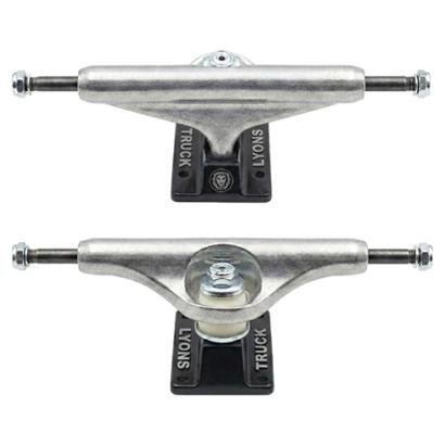 Truck Para Skate Lyons Profissional 149mm Prata Resistente - Cinza ...