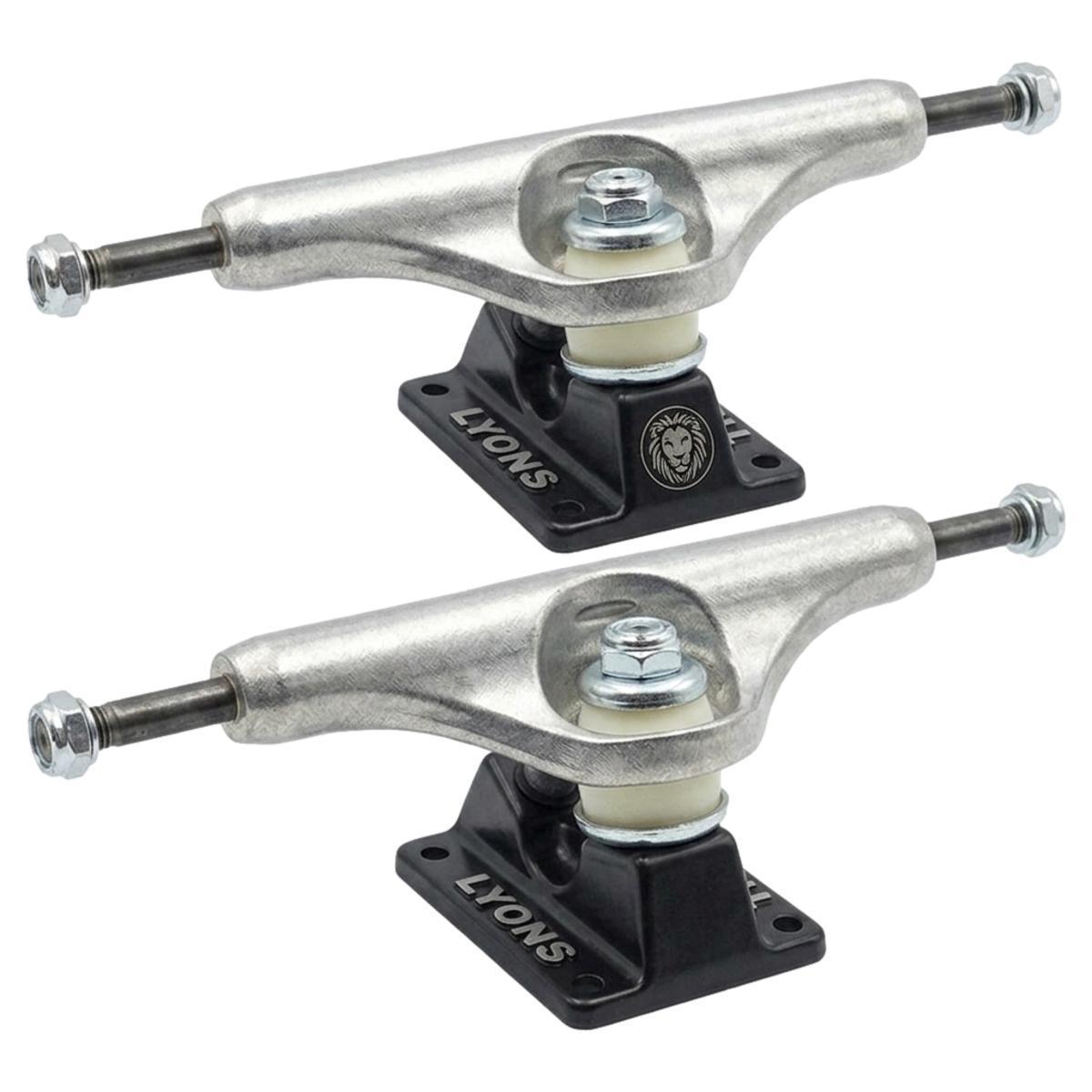 Truck Para Skate Lyons Profissional 149mm Prata Resistente - Cinza ...