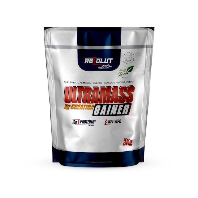 Ultra Mass gainer 3kg - Absolut Nutrition - undefined | Netshoes
