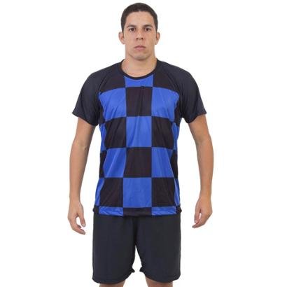 Uniforme Esportivo Modelo PSV 14 Camisas e Calções Ref 9033 - Azul ...