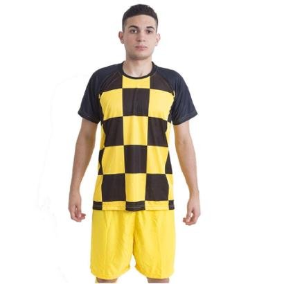 Uniforme Esportivo Modelo PSV 14 Camisas e Calções Ref 9035 - Amarelo ...