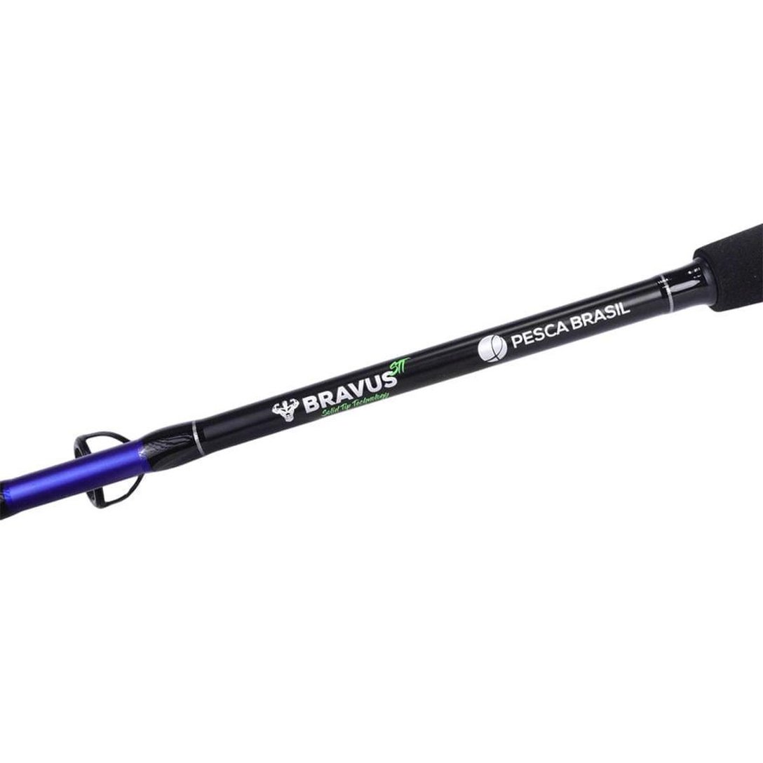 Vara para Molinete 1,98m Bravus STT Pesca Brasil Fibra de Carbono Pesca ...