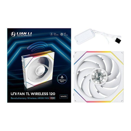 Ventoinha Lian Li UNI FAN TL, 120mm, ARGB, Branca - 12TL1W1W - Branco ...