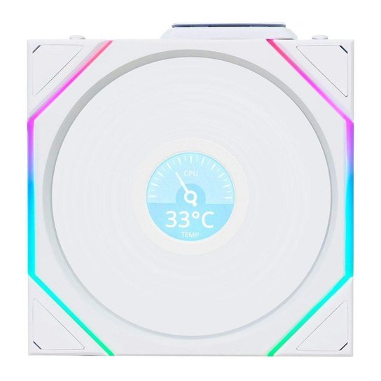 Ventoinha Lian Li UNI FAN TL LCD, 120mm, ARGB, Branca - 12TLLCD1W1W ...