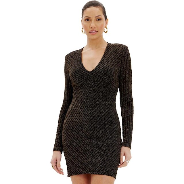 Vestido Easy Lança Perfume Decote V Feminino - Preto | Netshoes