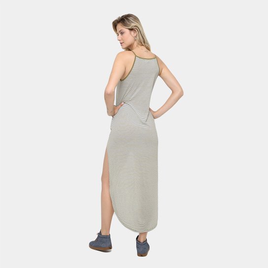 Vestido Volcom Lived In Stripe - Verde | Netshoes