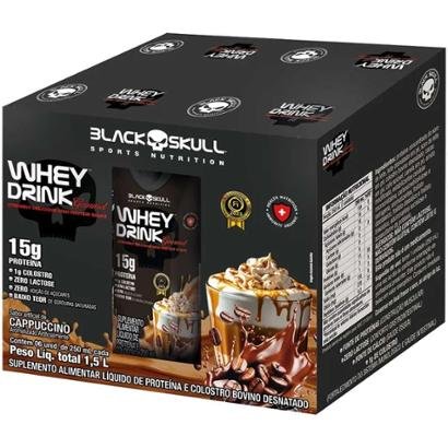 Whey Drink Gourmet Pronto Para Beber Pack 6 Unid Black Café - undefined ...