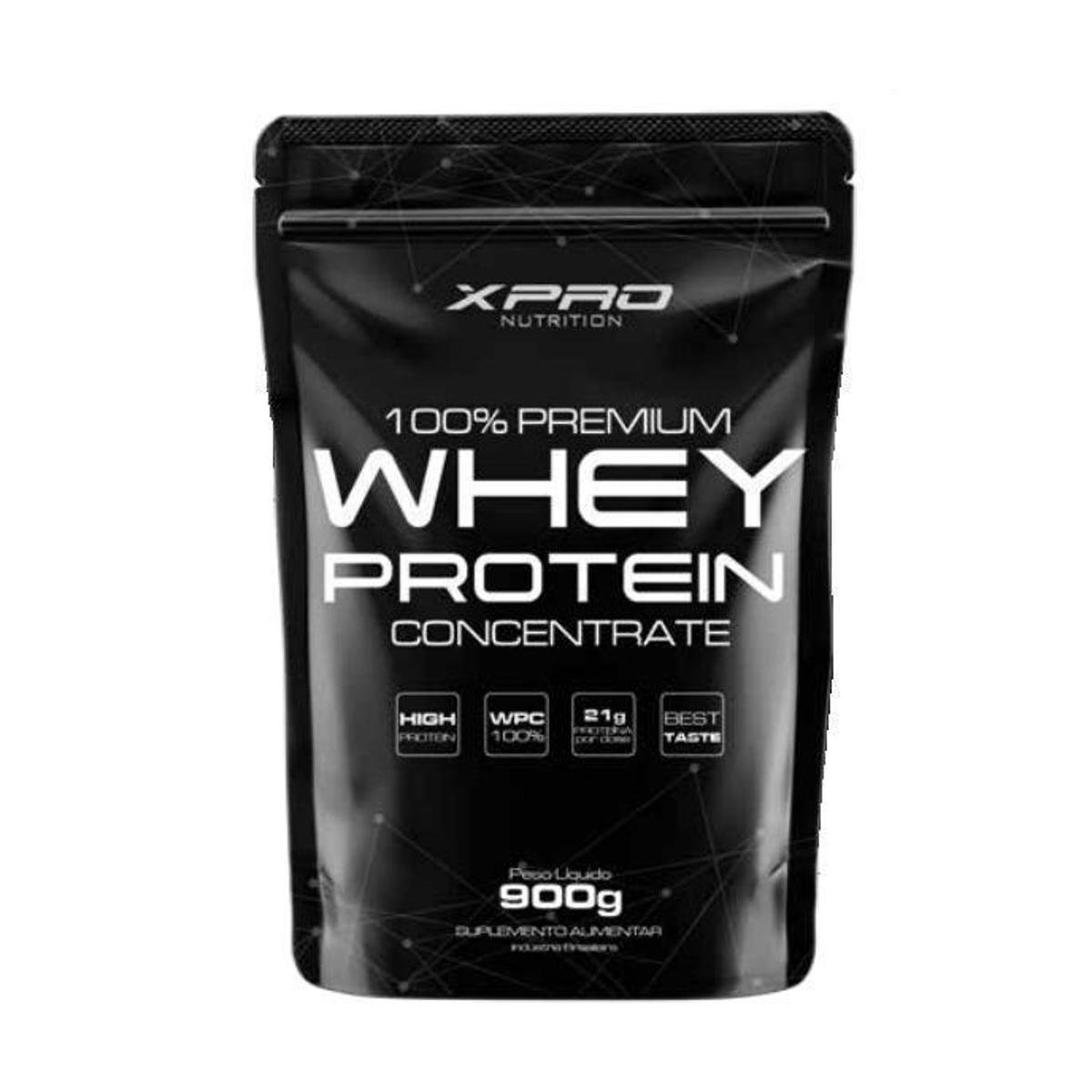 Whey Protein 100% Concentrado Premium 900g - Xpro Nutrition - Baunilha ...