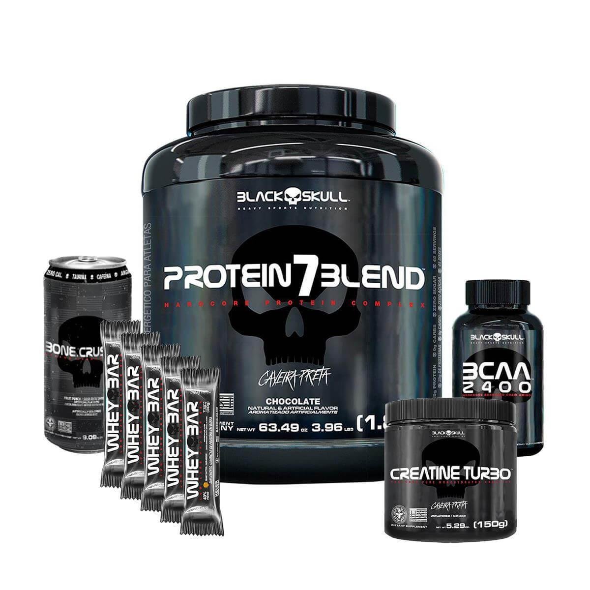 Whey Protein 7 Blend Creatine Bcaa Bone Crusher Drink 5Un Whey whey-protein-7-blend-creatine-bcaa-bone-crusher-drink-5un-whey