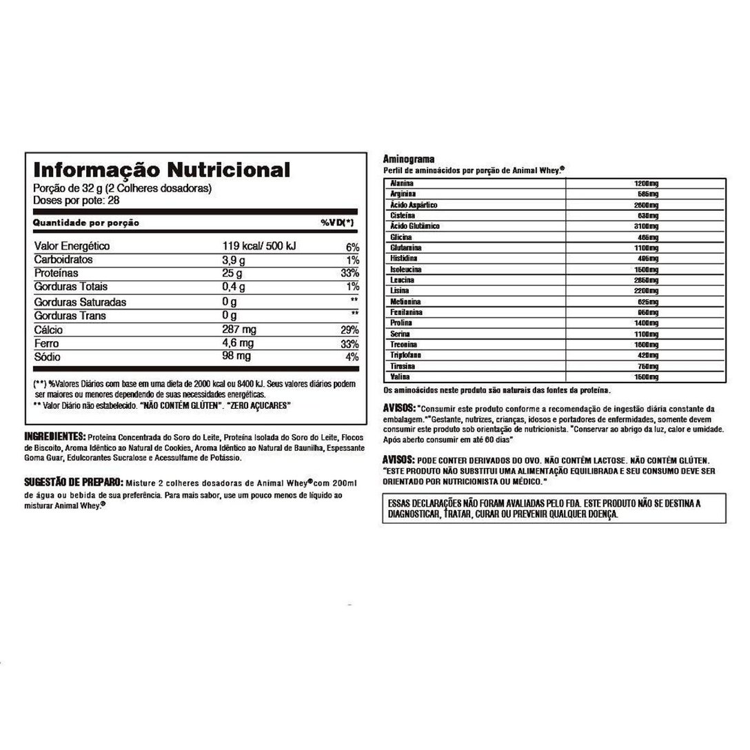 Whey Protein Animal Whey 907g - Universal Nutrition - undefined | Netshoes