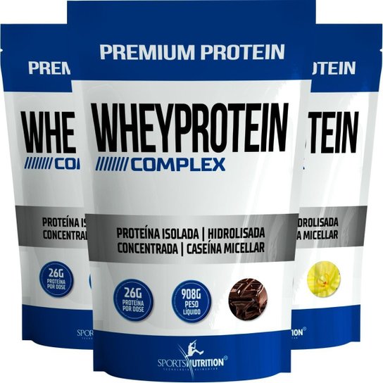 Whey Protein Complex 3w (wpc, Wpi, Wph) + Caseína - 908g - undefined | Netshoes