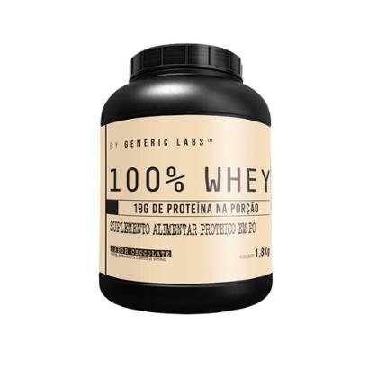 Whey Protein Concentrado 100% Pure (1800g) Generic Labs - undefined ...